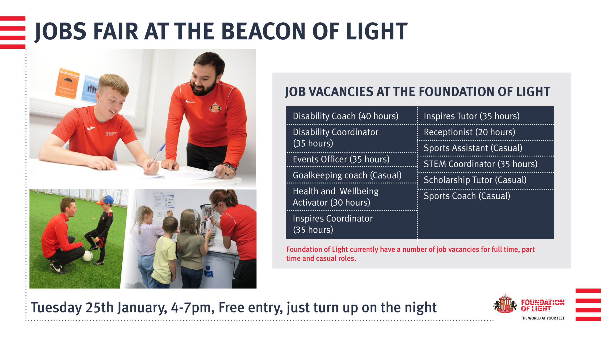 Beacon of Light to hold community job fair event – Spark Sunderland