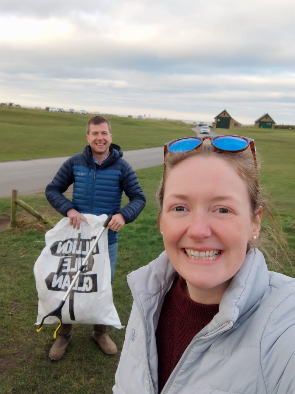 Couple take on coast clean-up challenge across east coast beaches ...